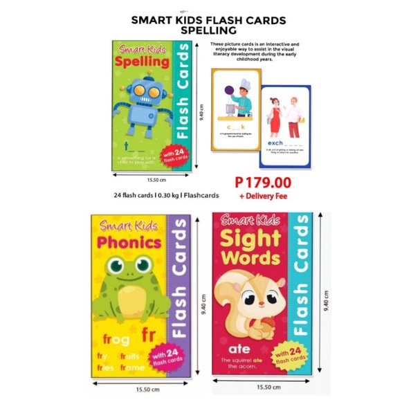 SMART KIDS FLASHCARDS PHONICS ,SIGHT WORDS, SPELLING (for preschoolers ...