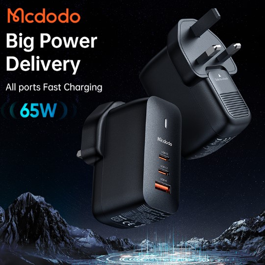Mcdodo GaN 65W 33W Fast Charging USB-C PD+QC4.0 Fast Charge Power ...