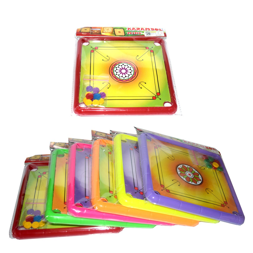 Mini Carrom Toy Size 20 x 20 cm | Shopee Malaysia
