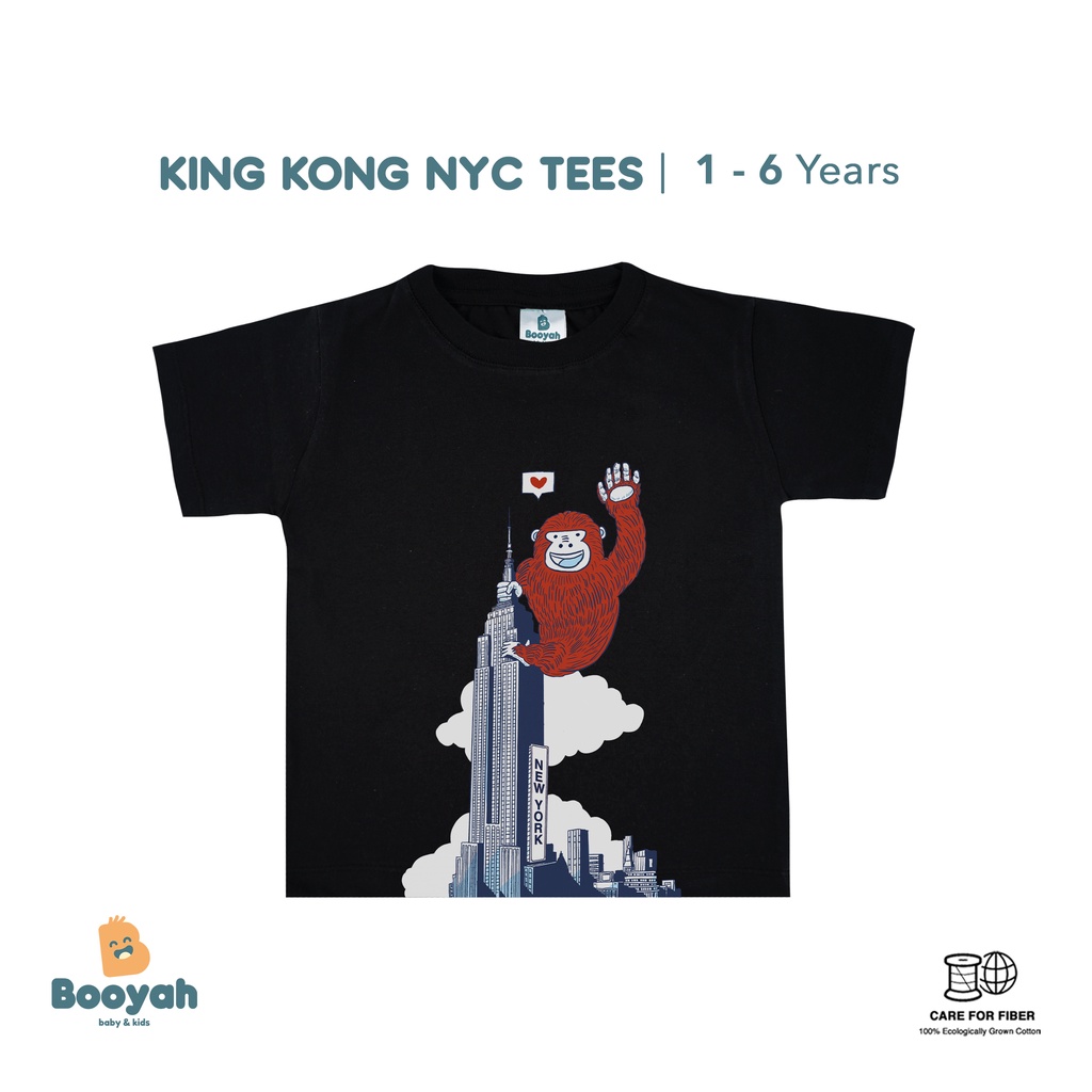 Booyah Baby & Kids - King Kong NYC Illustrated Children's T-shirt (1-6 ...