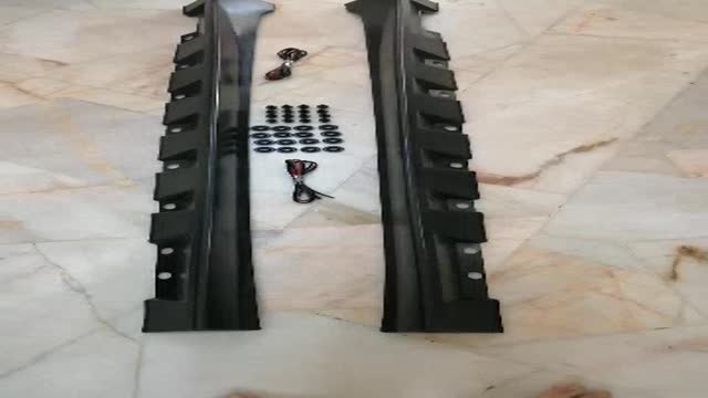 Perodua Myvi Se2 (2005-2010) Side Skirt L/R (PP Material) With Rubber ...