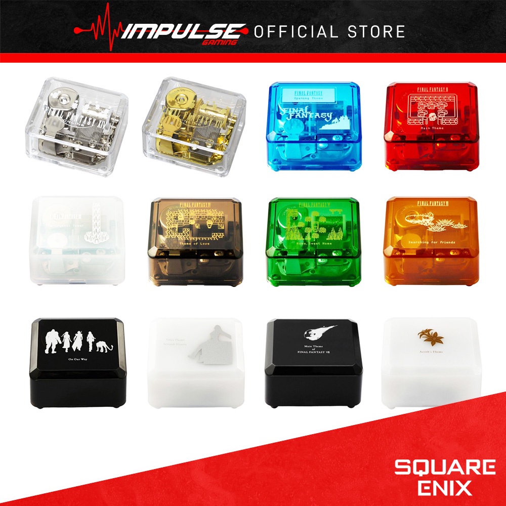 Square Enix Official Final Fantasy I - XV Music Box: Aerith's, Tifa, On ...