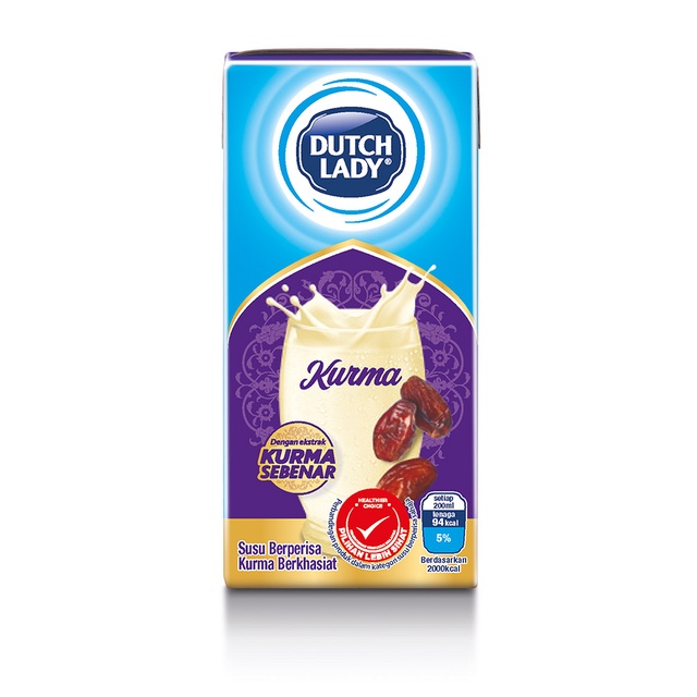 Dutch Lady BANANA/FULL CREAM/LOW FAT/KURMA/CHOCOLATE MILK 1 liter Susu ...