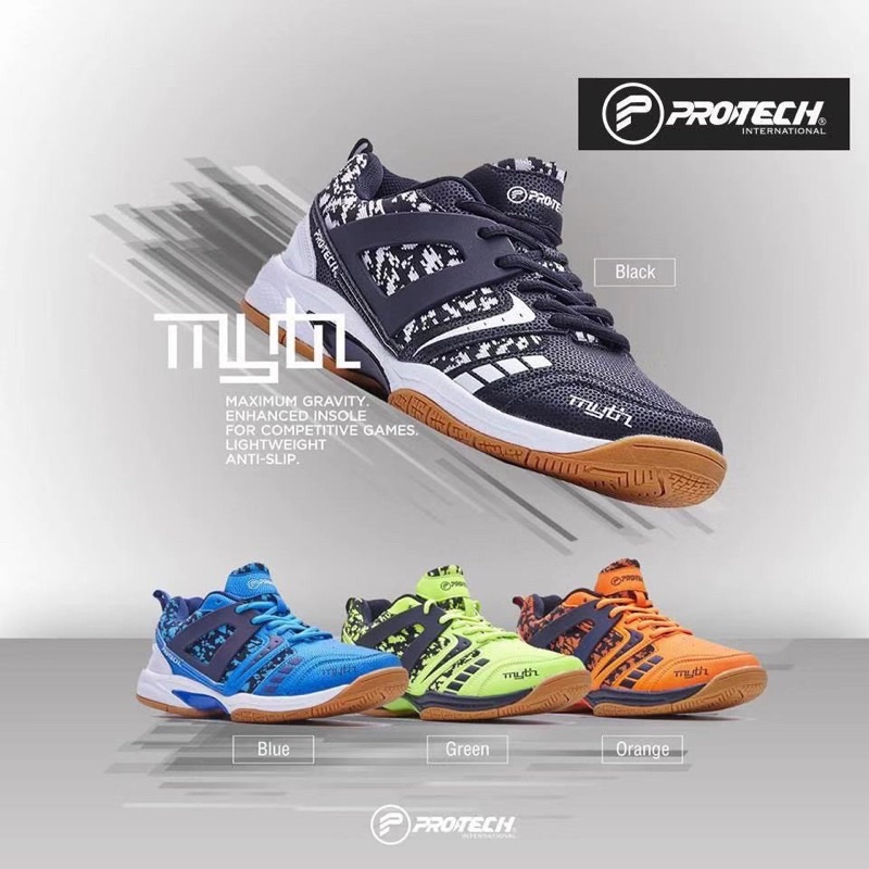 PROTECH MYTH SHOE BADMINTON | Shopee Malaysia