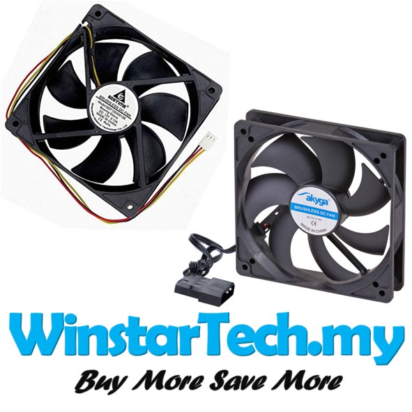 3 Pin 4 Pin 12V 12 cm x 12cm x 2.5cm 120 x 120mm Brushless PC Computer ...