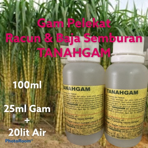 100 ml / TANAH GAM / Gam Pelekat Semua Jenis Racun & Baja Semburan Pada ...