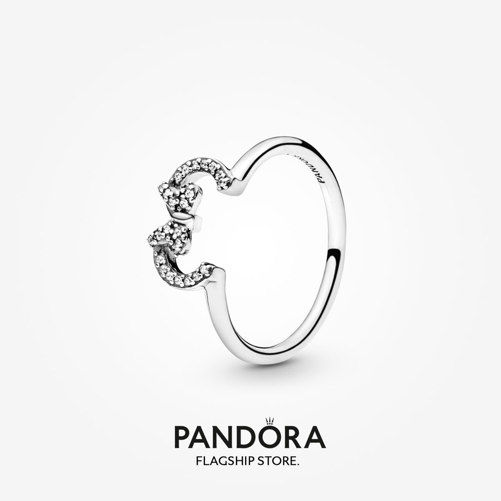 Pandora Disney Minnie Mouse Ears Silhouette Puzzle Ring | Shopee Malaysia