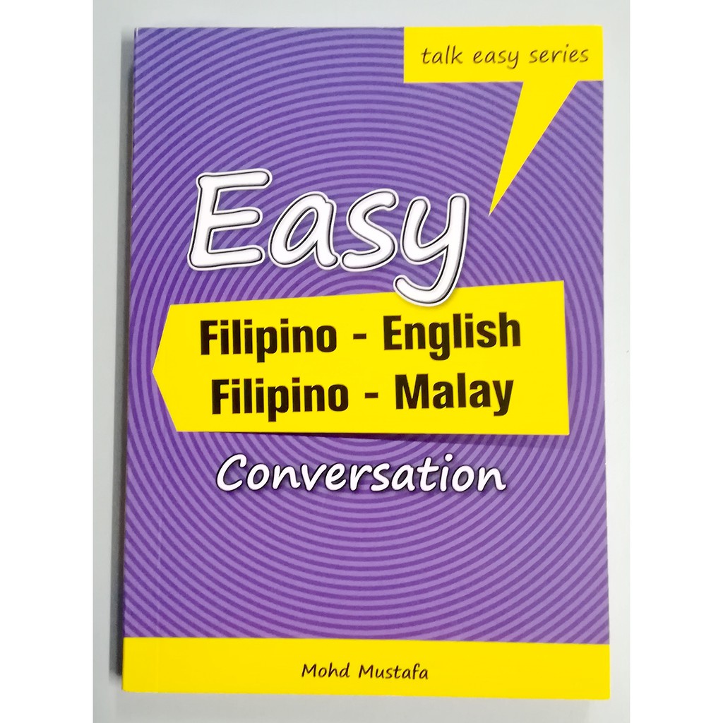 Easy Conversation Filipino - English, Filipino - Malay | Shopee Malaysia