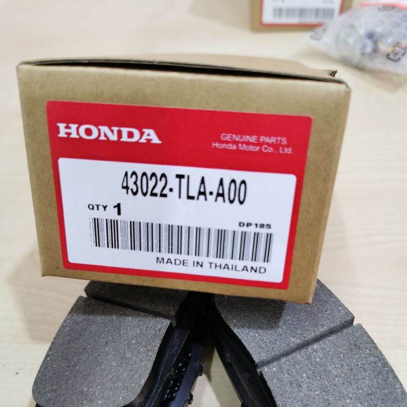 HONDA CRV 1.5 TURBO (18-20Y) REAR BRAKE PAD (43022-TLA-A00) | Shopee ...