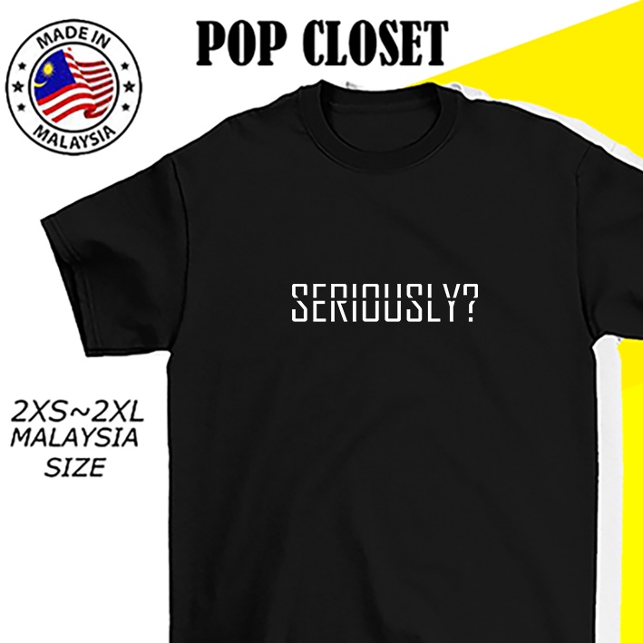 COOL STREETWEAR SERIOUSLY? UNISEX Graphic Short Sleeves T-Shirt WOMEN ...