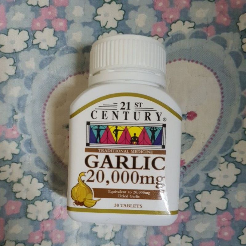 21st Century Garlic 20,000mg Tablets 30s (Expiry Date:05/2025) | Shopee ...