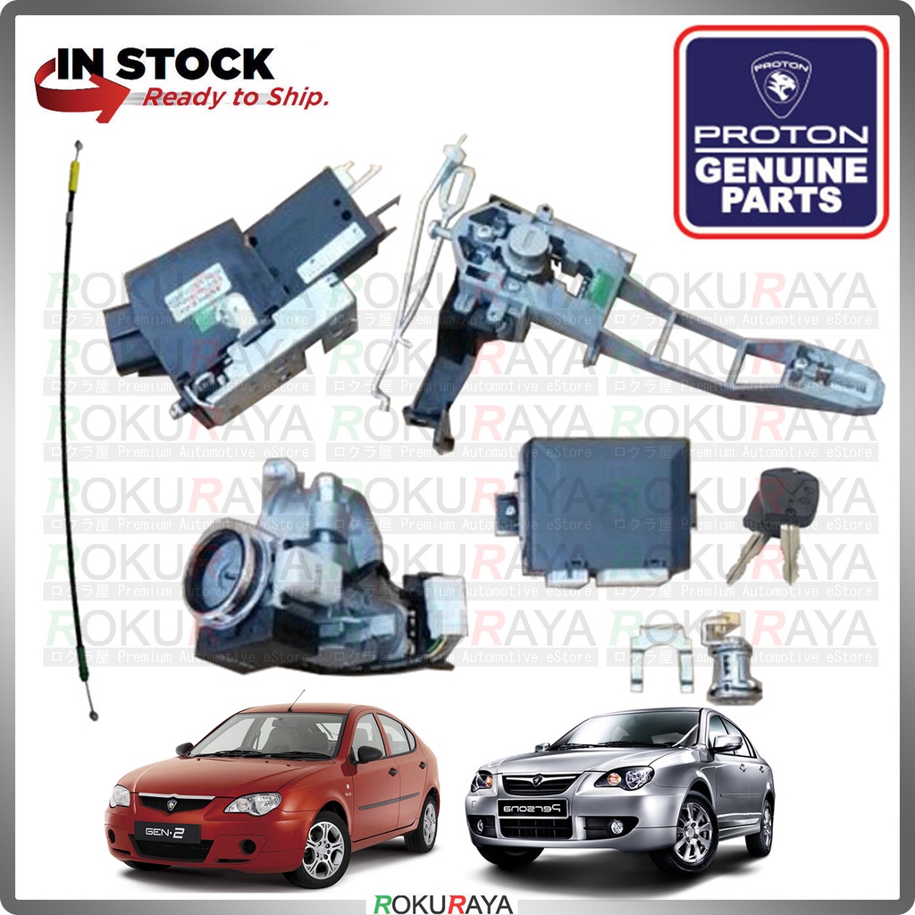 [ORIGINAL] Proton Gen2 Persona Old Genuine Alarm Ignition Door Key ...