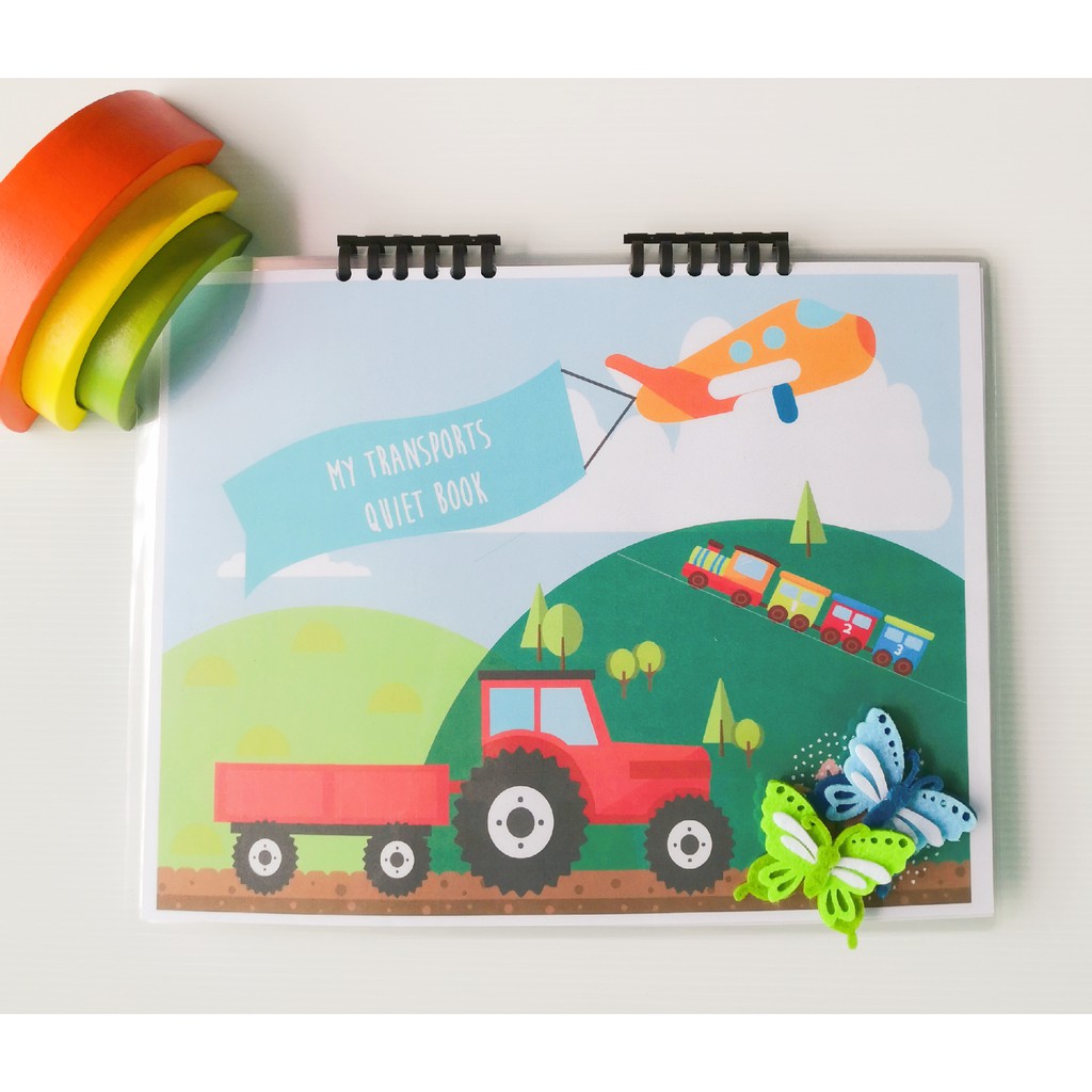 My Transport-Quiet Book Busy Book Montessori Ready Stock | Shopee Malaysia