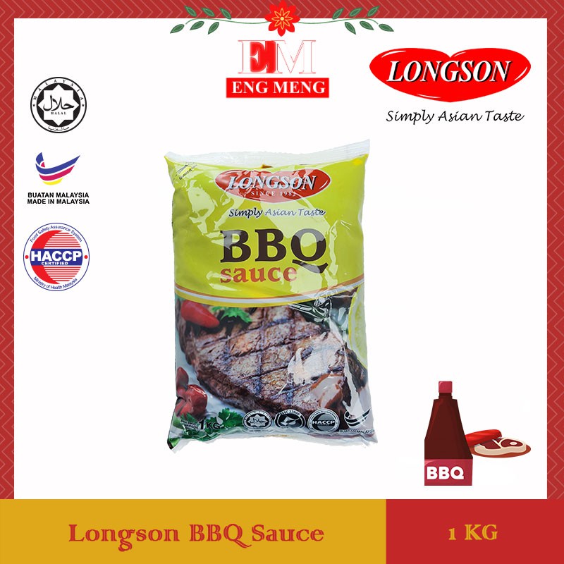 Longson Barbeque Sauce 1KG Longson 烧烤酱 1KG Longson Sos BBQ 1KG | Shopee ...