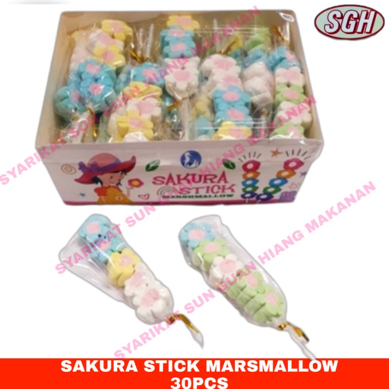 Sakura Stick Marsmallow Candy 30pcs | Shopee Malaysia