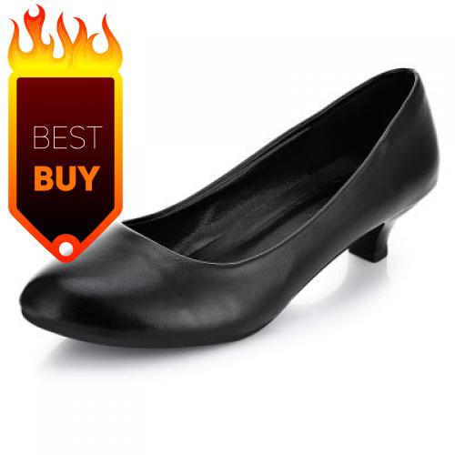 Business Work Matte Coating Low Heel Pumps Women Office Interview Shoes ...