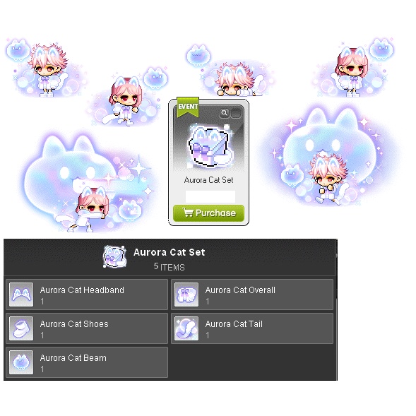 MapleStory Cash Set Fashion MapleSEA Maple Story | Shopee Malaysia