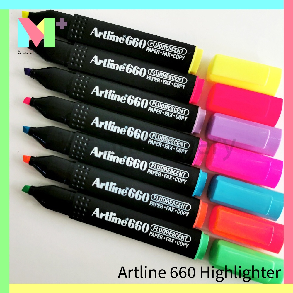 Artline 660 Highlighter Pen Fluorescent Colour EK-660 (1'pcs) | Shopee Malaysia