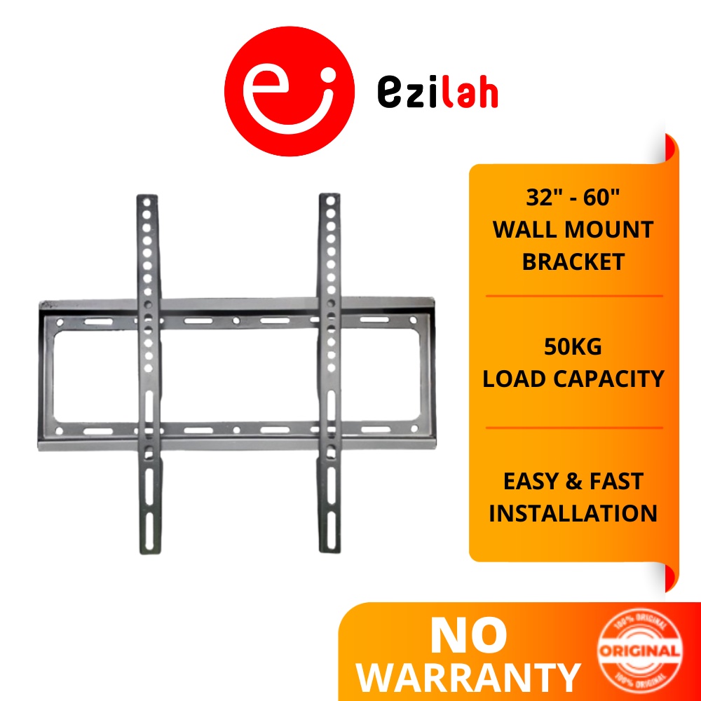 32"- 60" Universal Plasma/ LCD Wall Mount Bracket BRK-3260C | Shopee ...