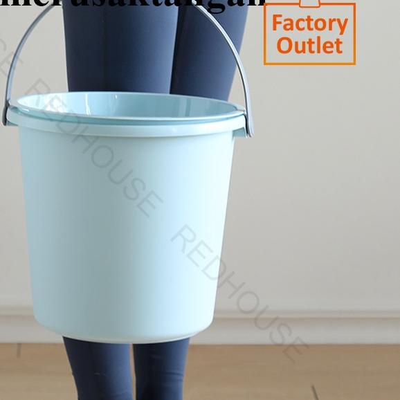 Red HOUSE 16Liter Water Bucket Without Lid Pastel Color Plastic Water ...