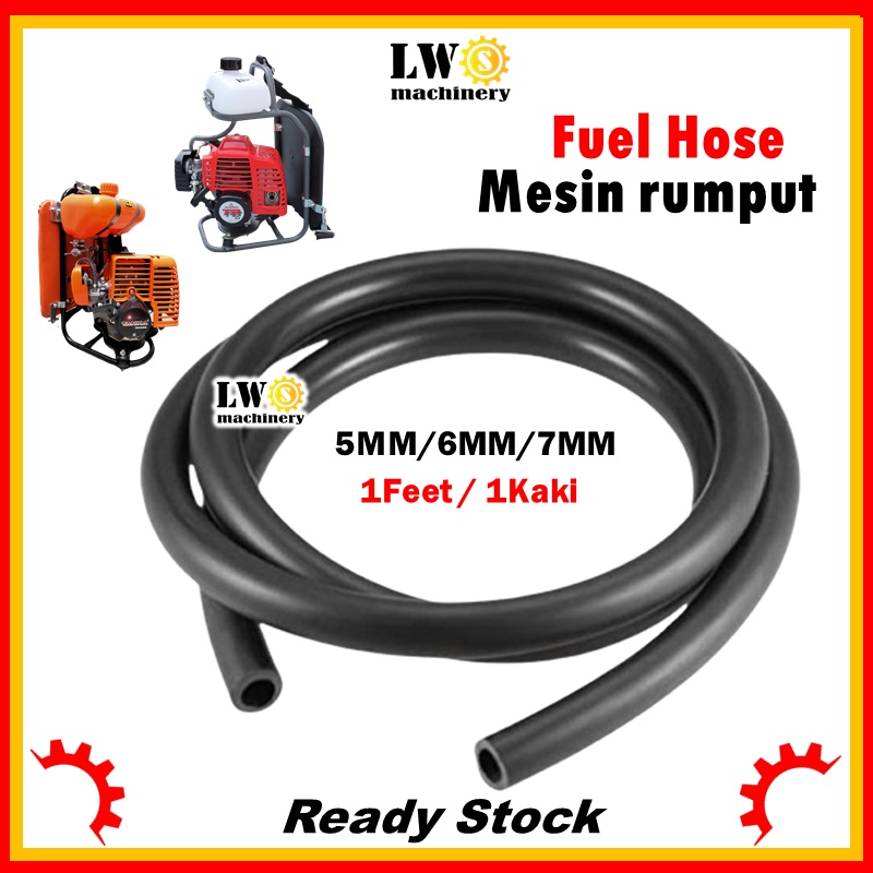 5mm Fuel hose mesin rumput T328 SUM328 old model brush cutter pipe ...