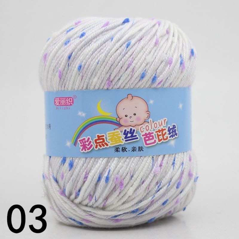 Benang Kait Dot Yarn Crochet Yarns Knitting Yarn Benang Soft Berry Dot ...