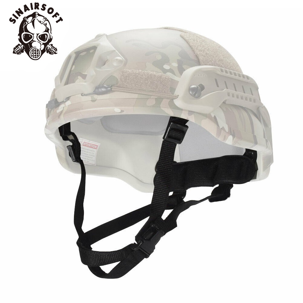 SINAIRSOFT Tactical MICH ACH Helmet Retention System H-Nape Chin Strap ...