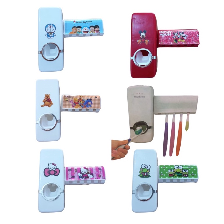 Toothpaste DISPENSER/Toothpaste Holder/Toothpaste Holder DORAEMON HELLO ...