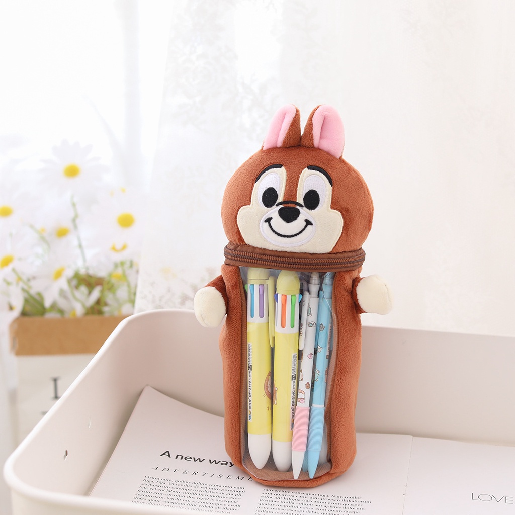 Kawaii Pen Holder Melody Kuromi Plush Doll Girls Large Capacity Cartoon ...