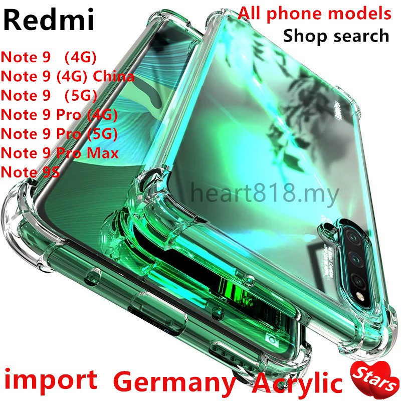 Acrylic phone case / Redmi Note 9 / Note 9 Pro / Note 9 Pro Max / Note ...