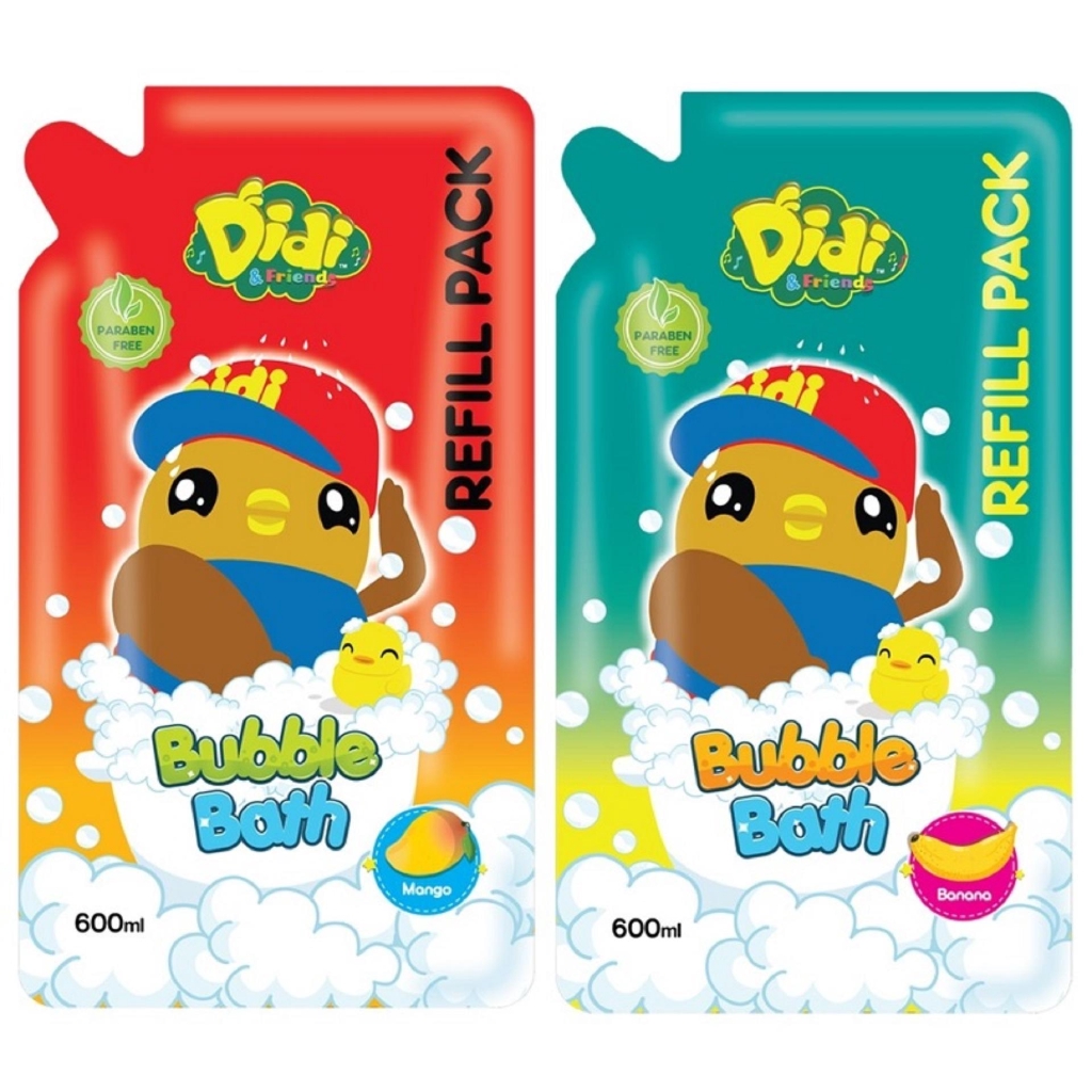 Didi & Friends Head To Toe Wash Refill Twin Pack - Mango & Banana ...
