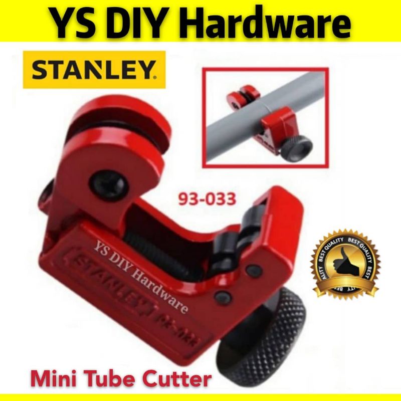 [100% ORIGINAL] STANLEY MINI TUBING CUTTER 1/8”-5/8” (93-033) | Shopee ...