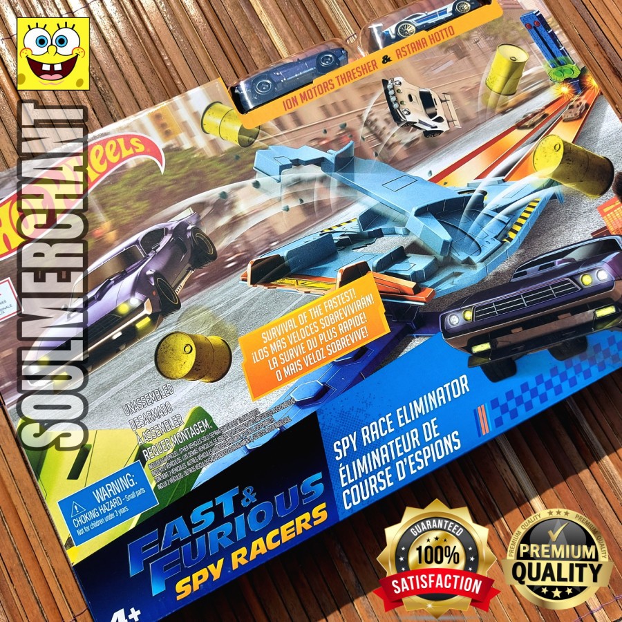 Hot Wheels Track Fast & Furious Spy Racer Eliminator Play Set Original ...