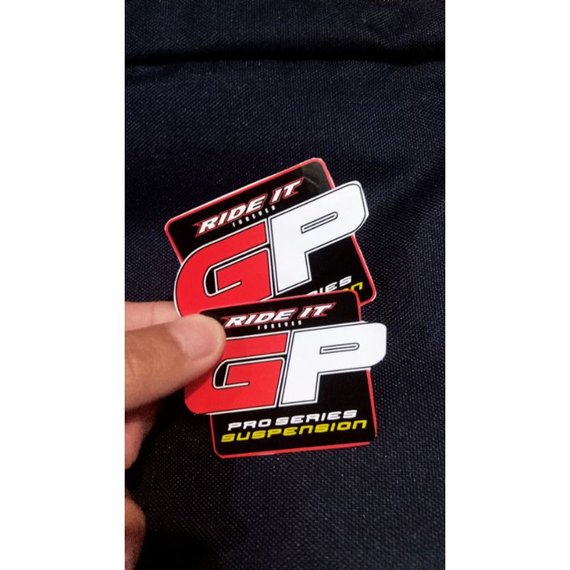Gp Ride It Racing Sticker (Contents 3pcs) | Shopee Malaysia