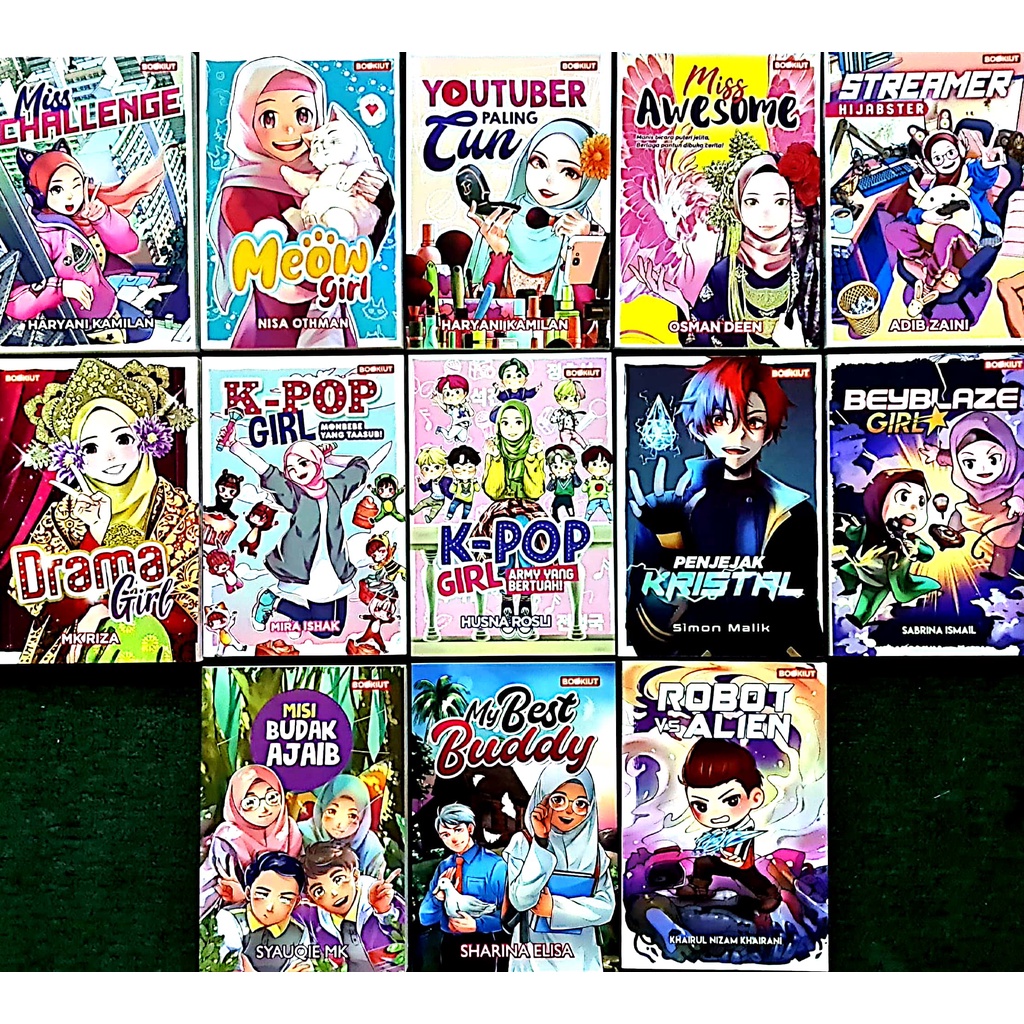 SIRI NOVEL BOOKIUT 2020/2021/2022/2023 | Shopee Malaysia