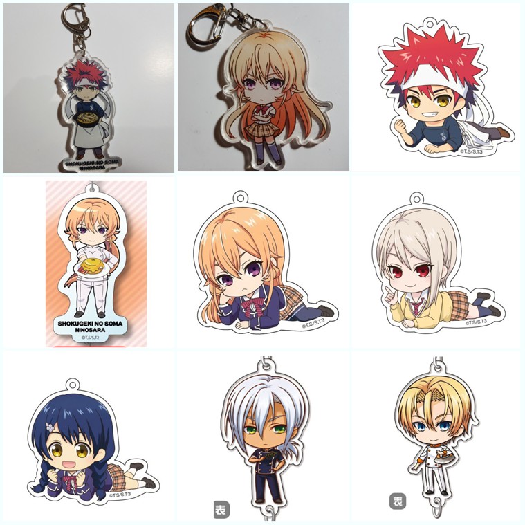 Shokugeki no Soma - Food Wars Premium Anime Premium Acrylic Keychain ...