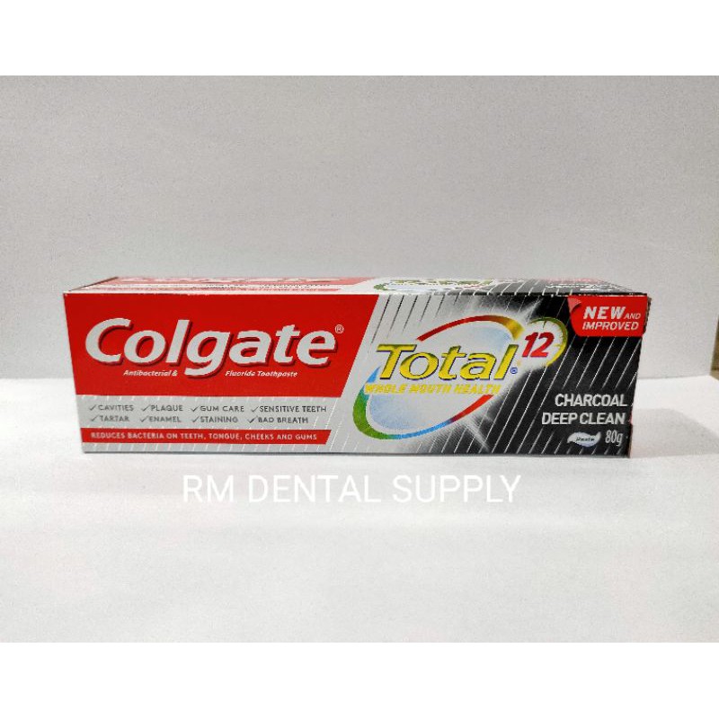 Colgate Total Charcoal Deep Clean Toothpaste 80g | Shopee Malaysia