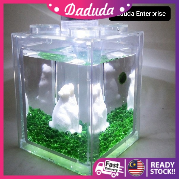 Aquarium Mini Lego Block Tank Betta, Guppy Tank Building Block Fish ...