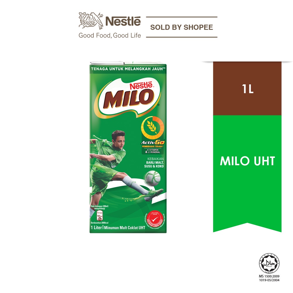 NESTLE MILO Activ-Go UHT (1L) | Shopee Malaysia