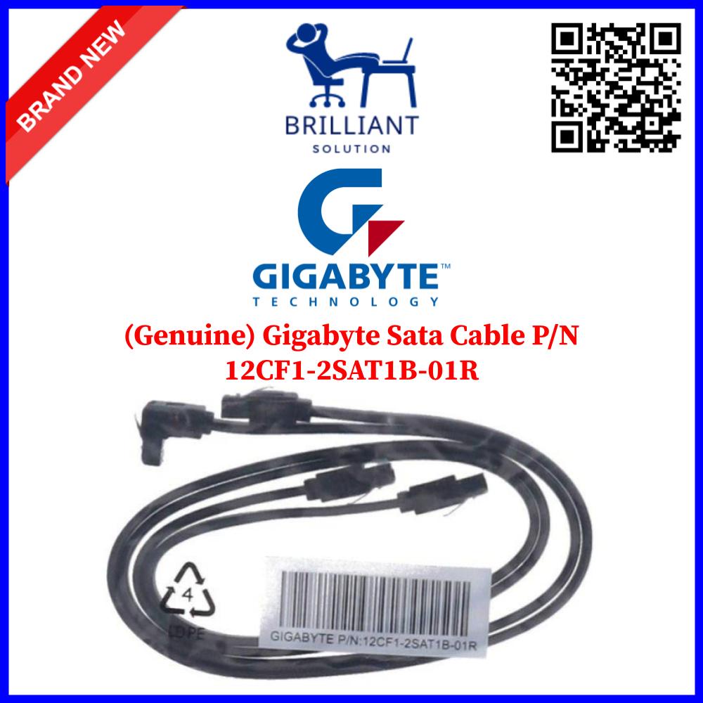 (Genuine) Gigabyte Sata Cable P/N 12CF1-2SAT1B-01R | Shopee Malaysia