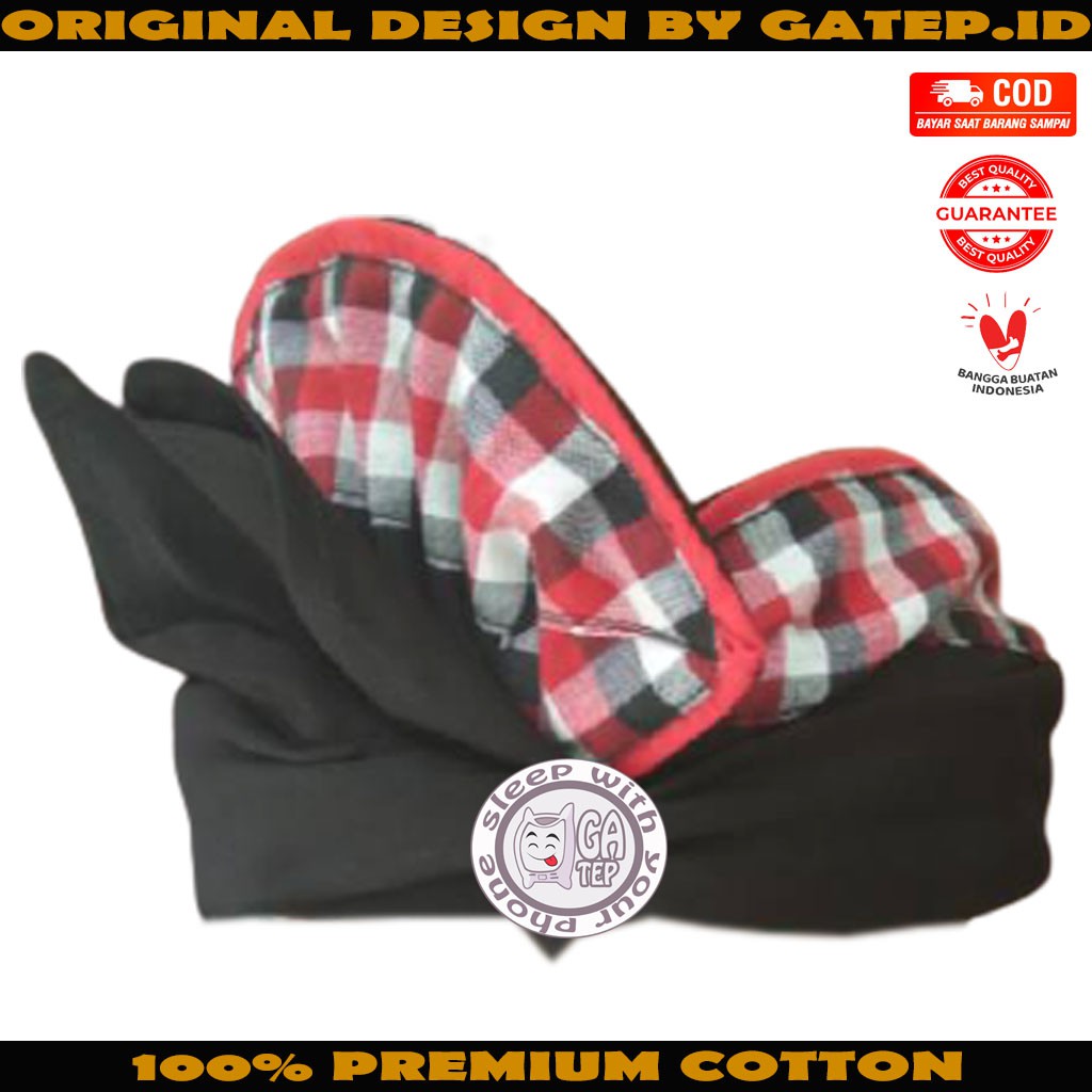 Plain Black Balinese Udeng Semi-Finished Poleng Edge / Balinese ...