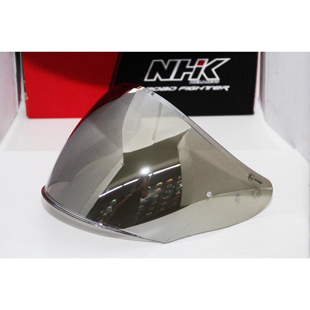 NHK R1 V1 Visor Sparepart (Metallic Silver) | Shopee Malaysia