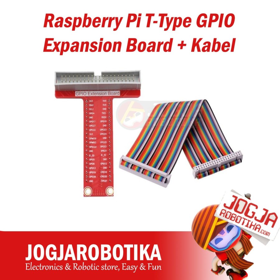 Raspberry Pi T-Type GPIO Expansion Board + Cable | Shopee Malaysia
