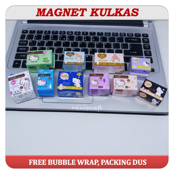 Magnet REFRIGERATOR STICK MINIATURE SOFTEX HELLO KITTY MELODY WRAPPER ...