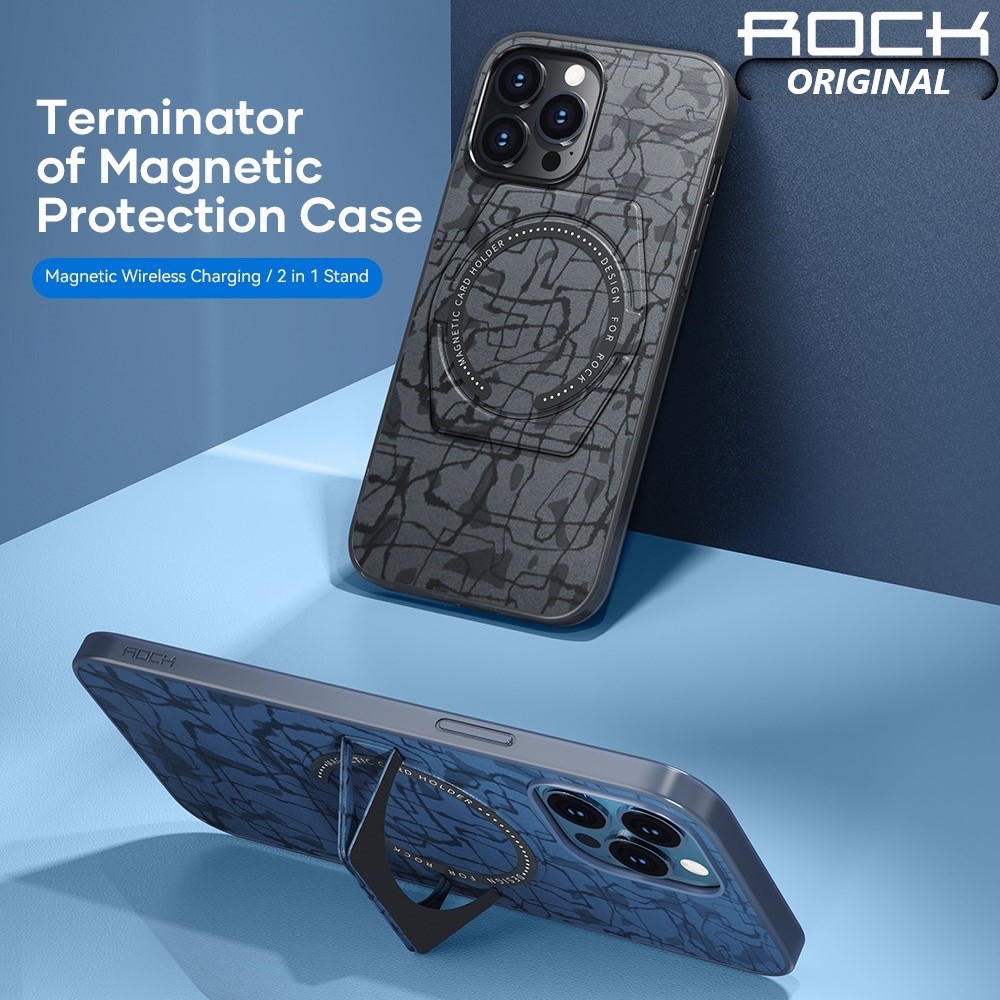 Magnetic IPHONE 13 SERIES CASE ROCK Moca Magnet Protection Stand Case ...