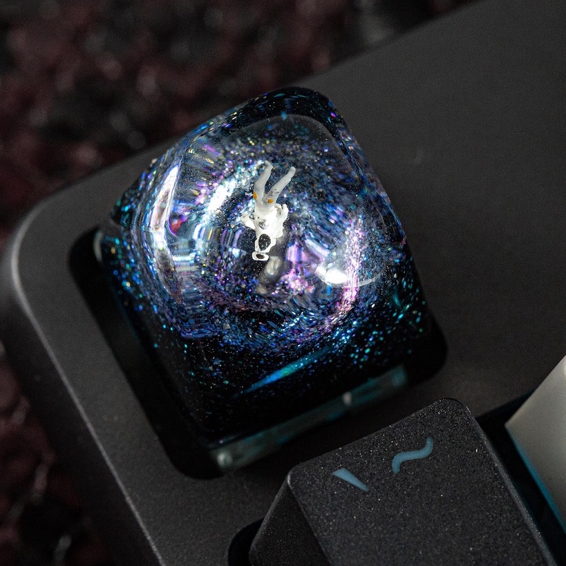Interstellar keycap, galaxy keyboard button, beautiful keycap | Shopee ...