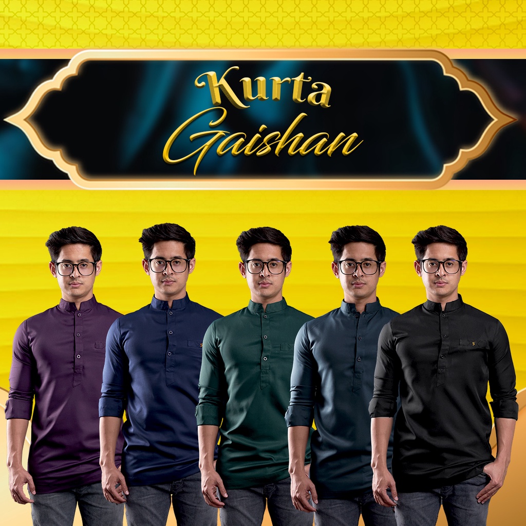 KURTA GAISHAN LIMA WAKTU HQ !! | Shopee Malaysia