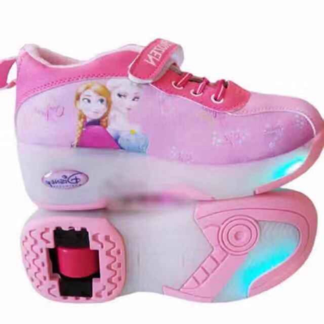 LED Heelys Kids Roller Skate Shoes Cartoon Design | Kasut Skate Budak ...