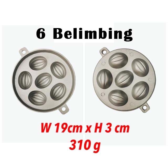 Acuan kuih Bahulu /Acuan kuih cara manis/ Bahulu mould Aluminium Bulat ...