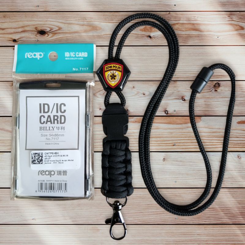 Police ID CARD LANYARD STRAP POLRI HR LOGO | Shopee Malaysia